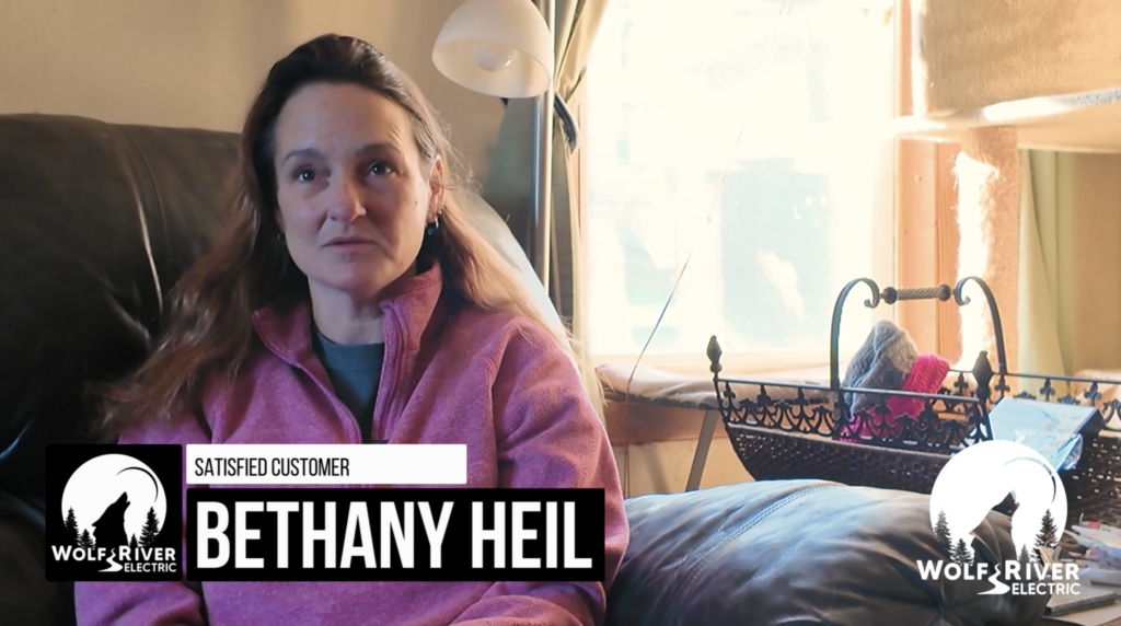 Bethany Heil Testimonial | Wolf River Electric
